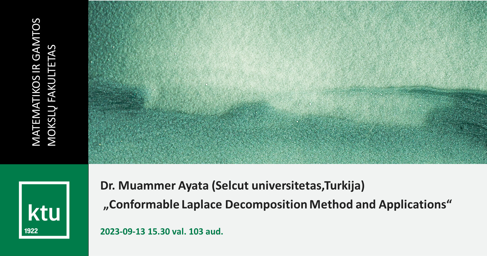 M Ayatas Lecture Conformable Laplace Decomposition Method And